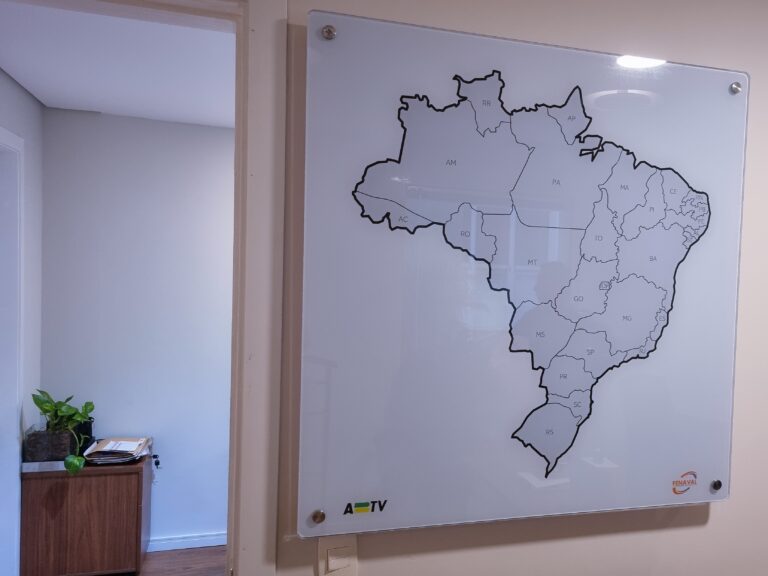 Painel Mapa de parede | Oficina de Sinalização