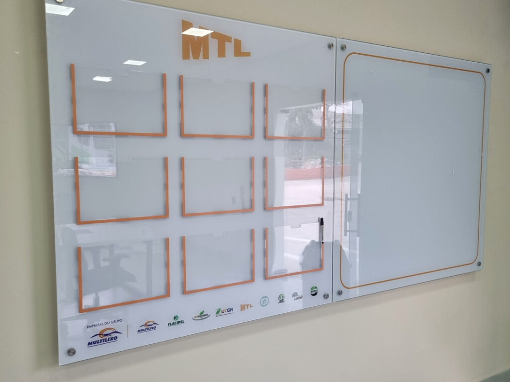 Quadro de Aviso para Empresa | Oficina de Sinalização